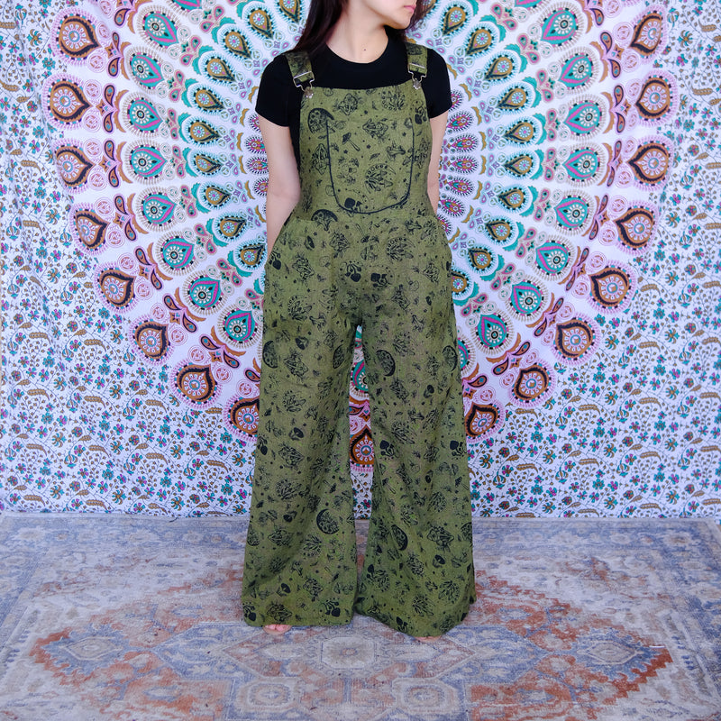 Magical Celestial/Mushroom Bell Bottom Jumpsuit – karmanepalcrafts