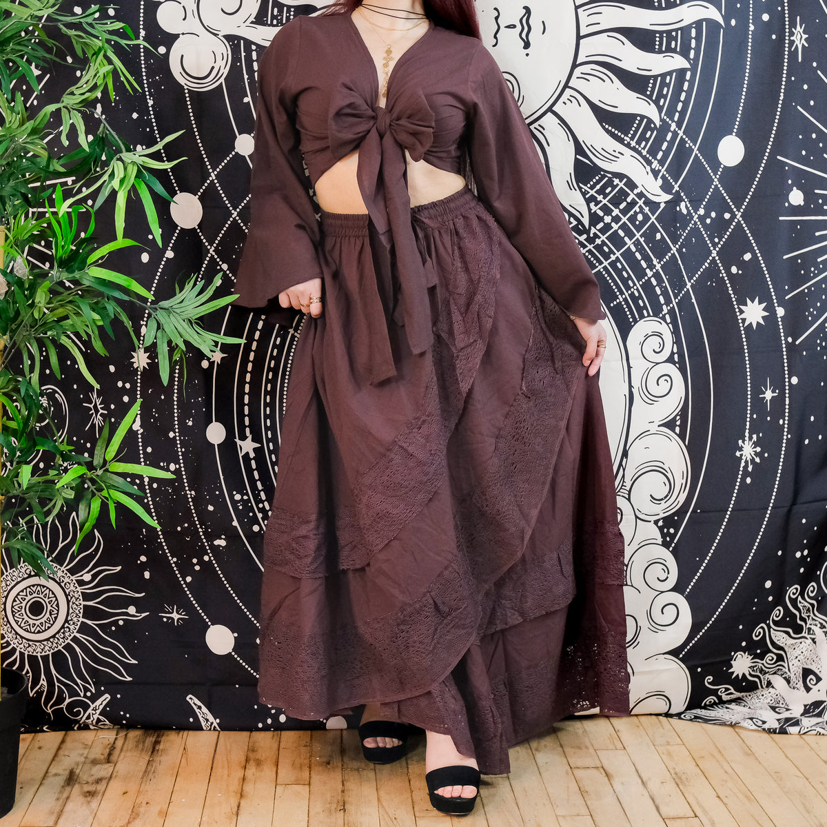 Laceid Dreams Flowy Skirt Set – karmanepalcrafts