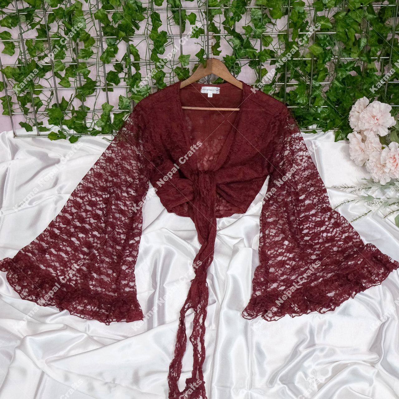 Mossy Dreams Lace Top – karmanepalcrafts