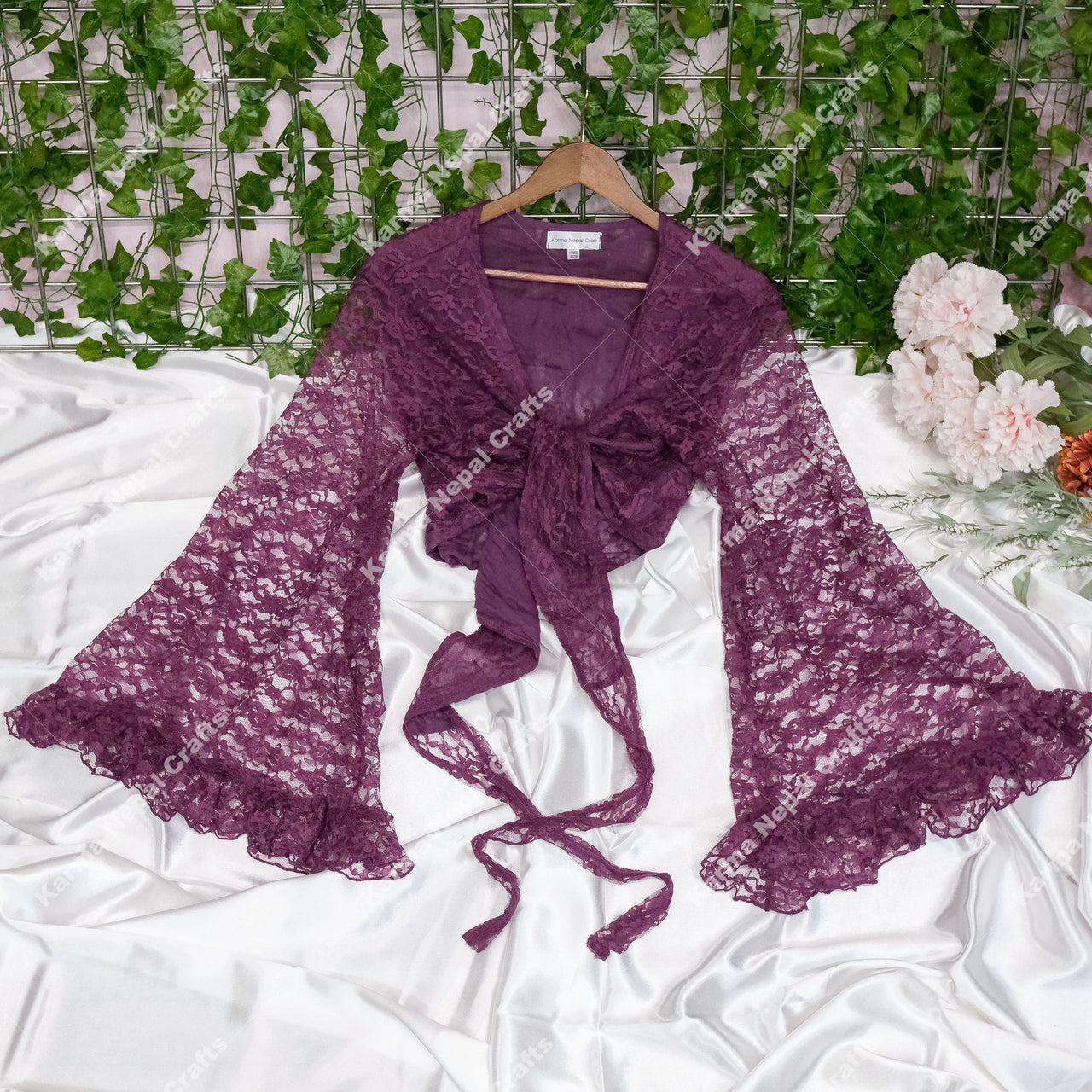 Mossy Dreams Lace Top – karmanepalcrafts
