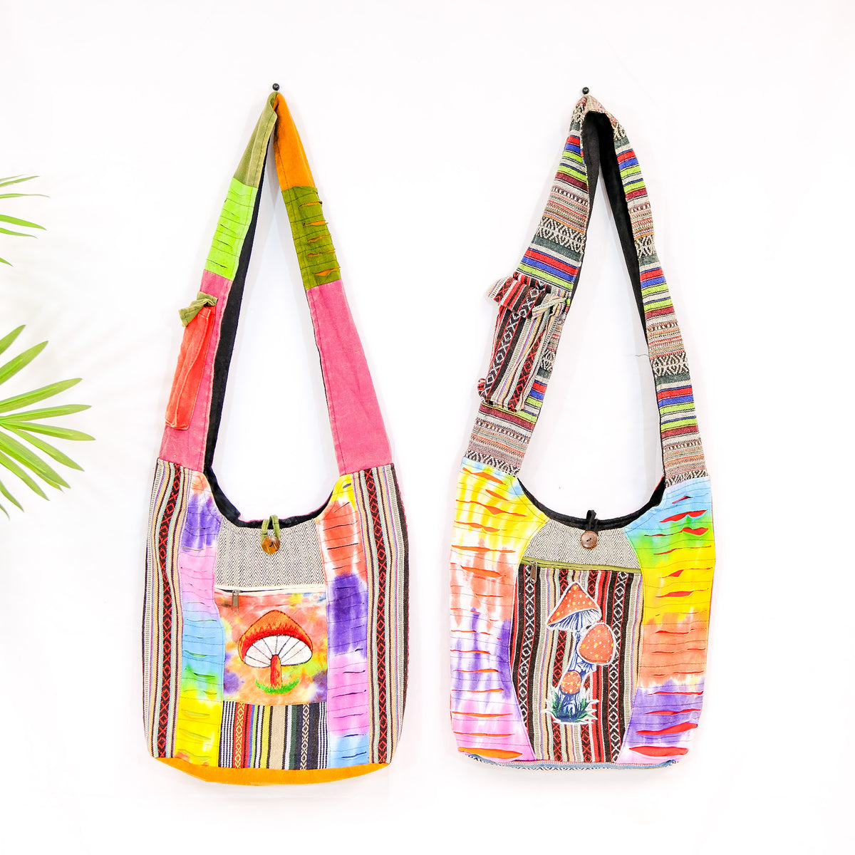 Patchwork Cotton Messenger Bag – karmanepalcrafts