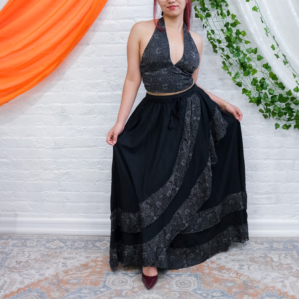 Laceid Dreams Flowy Skirt Set – karmanepalcrafts