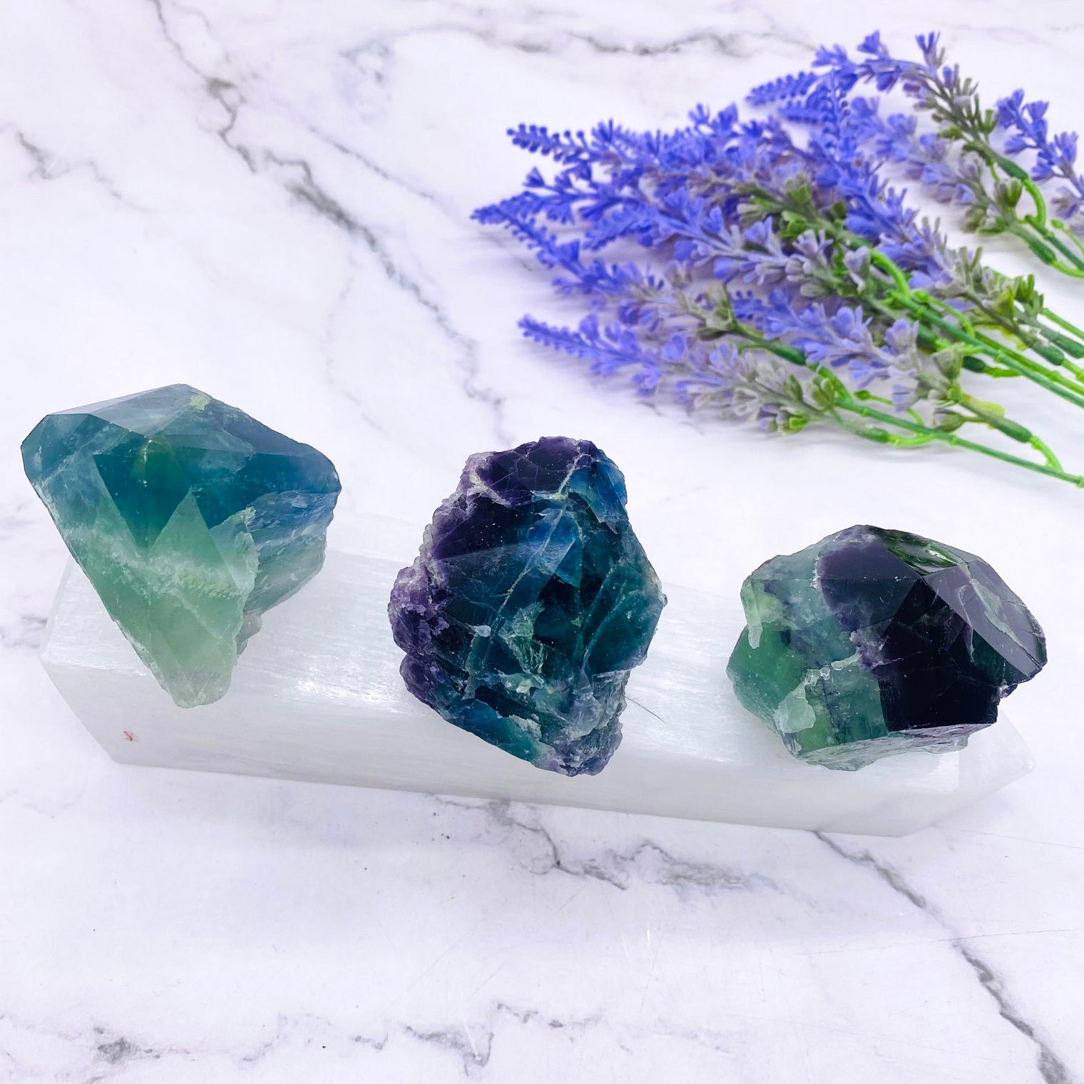 fluorite rough crystal