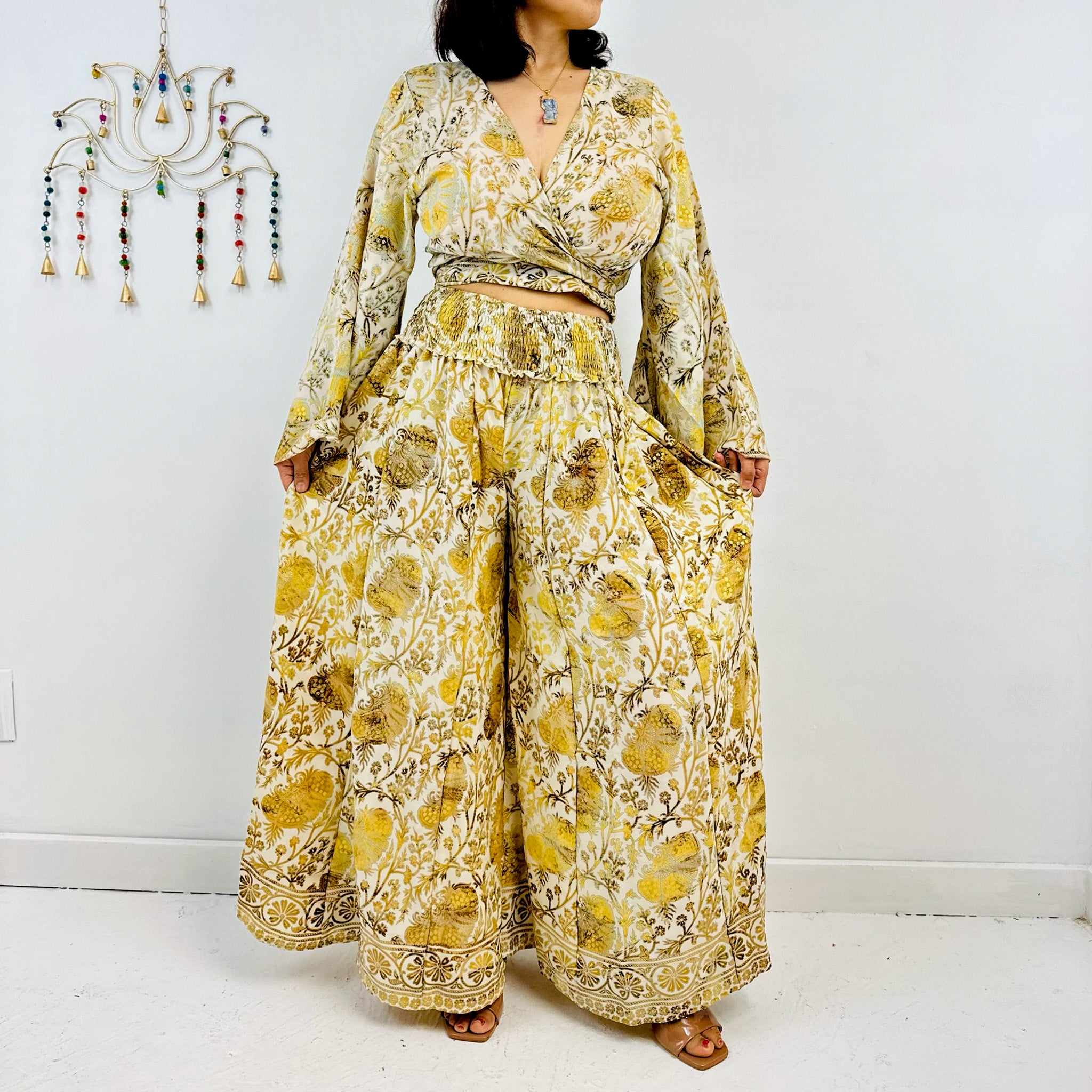 70s Style Boho 2 Piece Pant+ Top Outfit – karmanepalcrafts